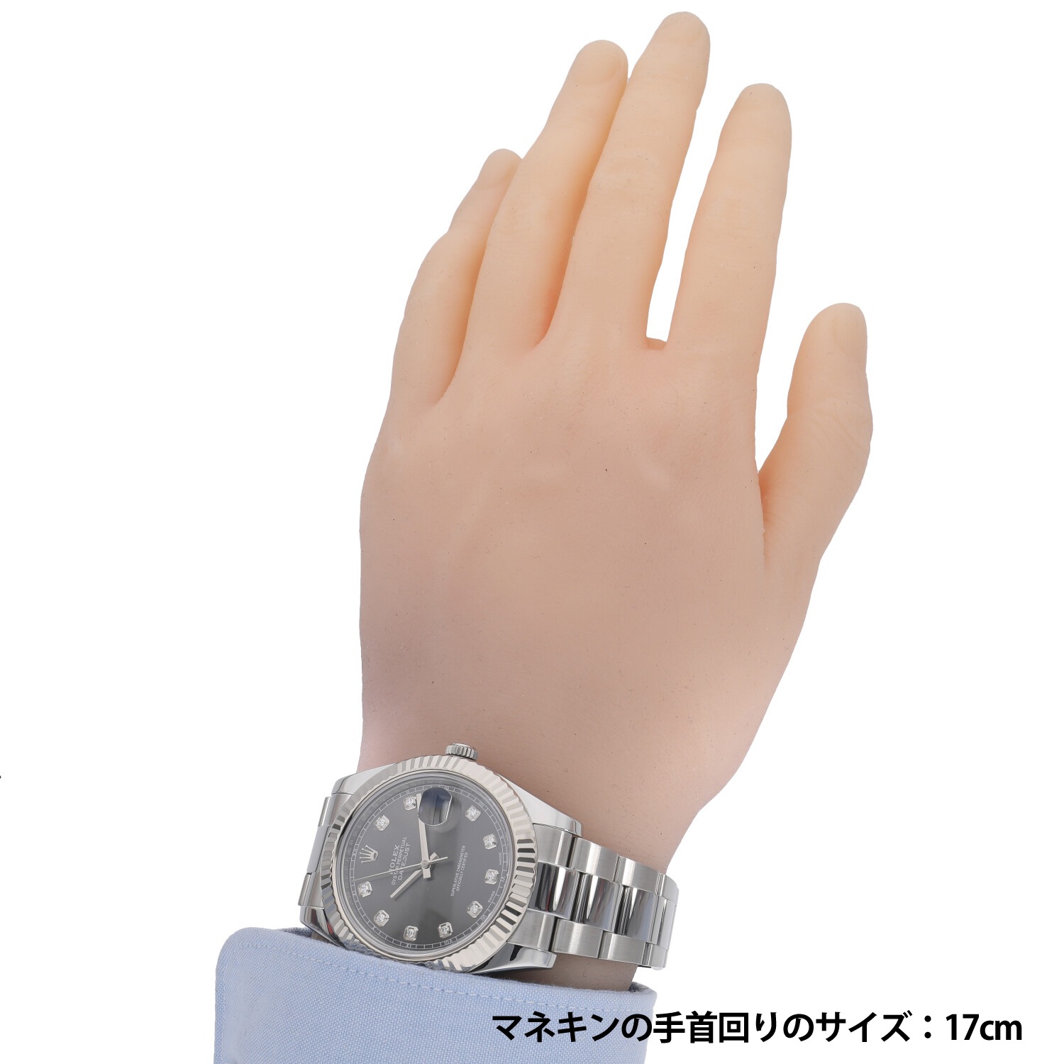 R5548 | [中古]ロレックス デイトジャスト II ダークロジウム×10Pダイヤ 116334G ランダム メンズ | 中野のブランド ...