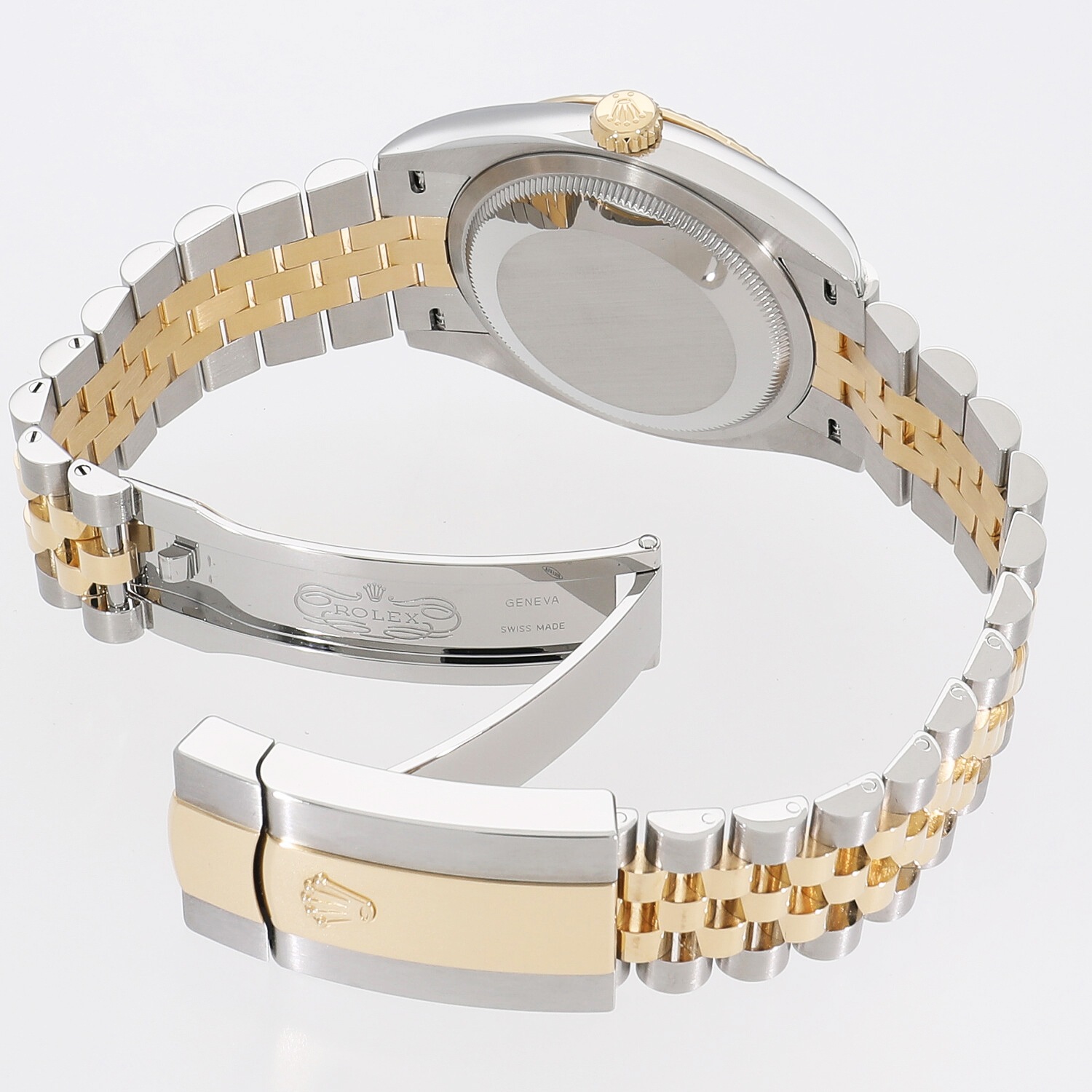 R8259 | [新品]ロレックス デイトジャスト36 126233G ゴールデン フルーテッドモチーフ×10Pダイヤ メンズ | 中野の ...