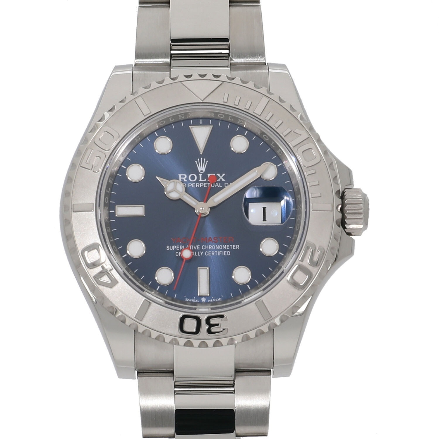 R7961 | [未使用]ロレックス ヨットマスター 40 126622 ランダム ブルー メンズ | 中野のブランド時計販売・買取なられんず