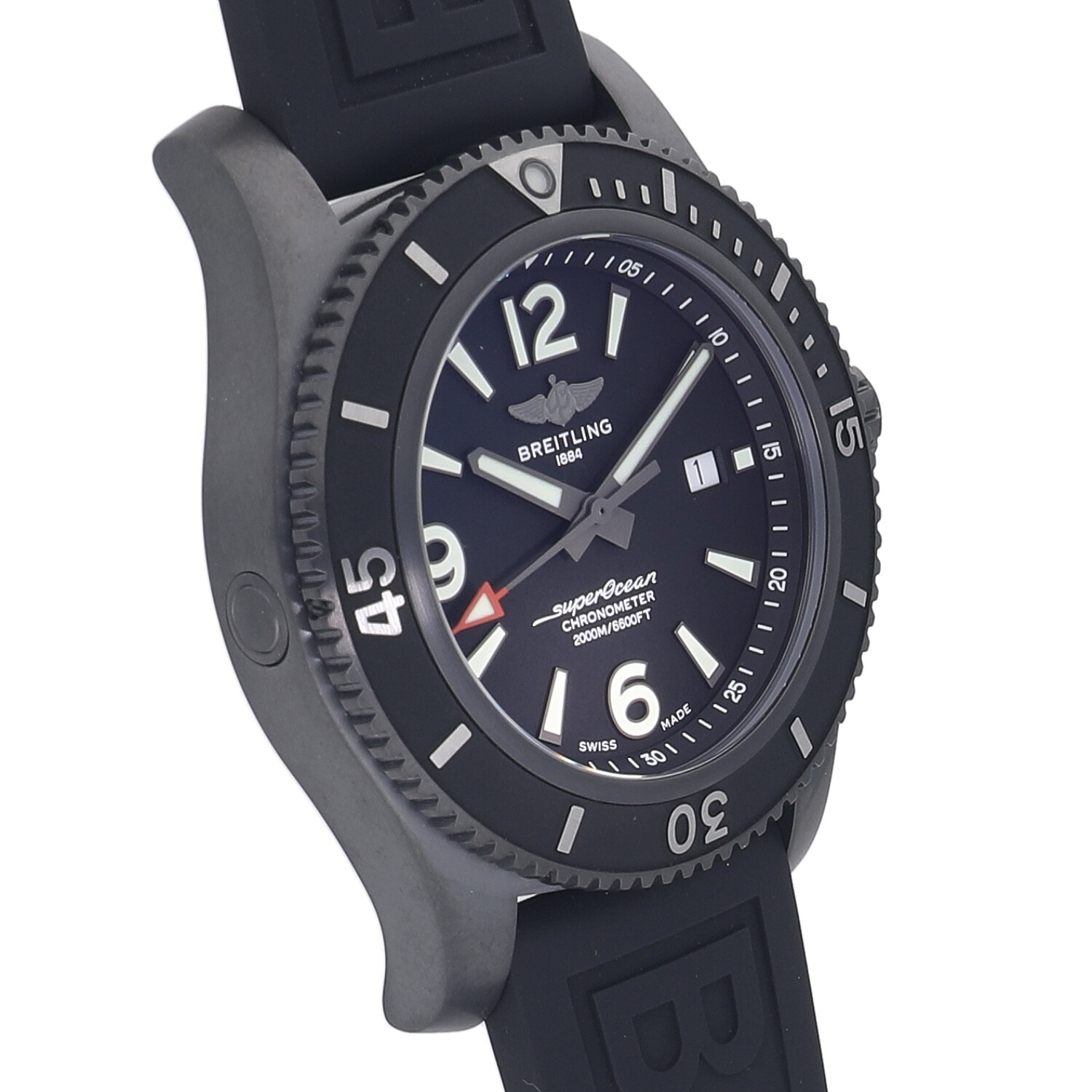 B2562 | [新品]ブライトリング スーパーオーシャン オートマチック 46 ブラック スチール M296B-1VPB ...