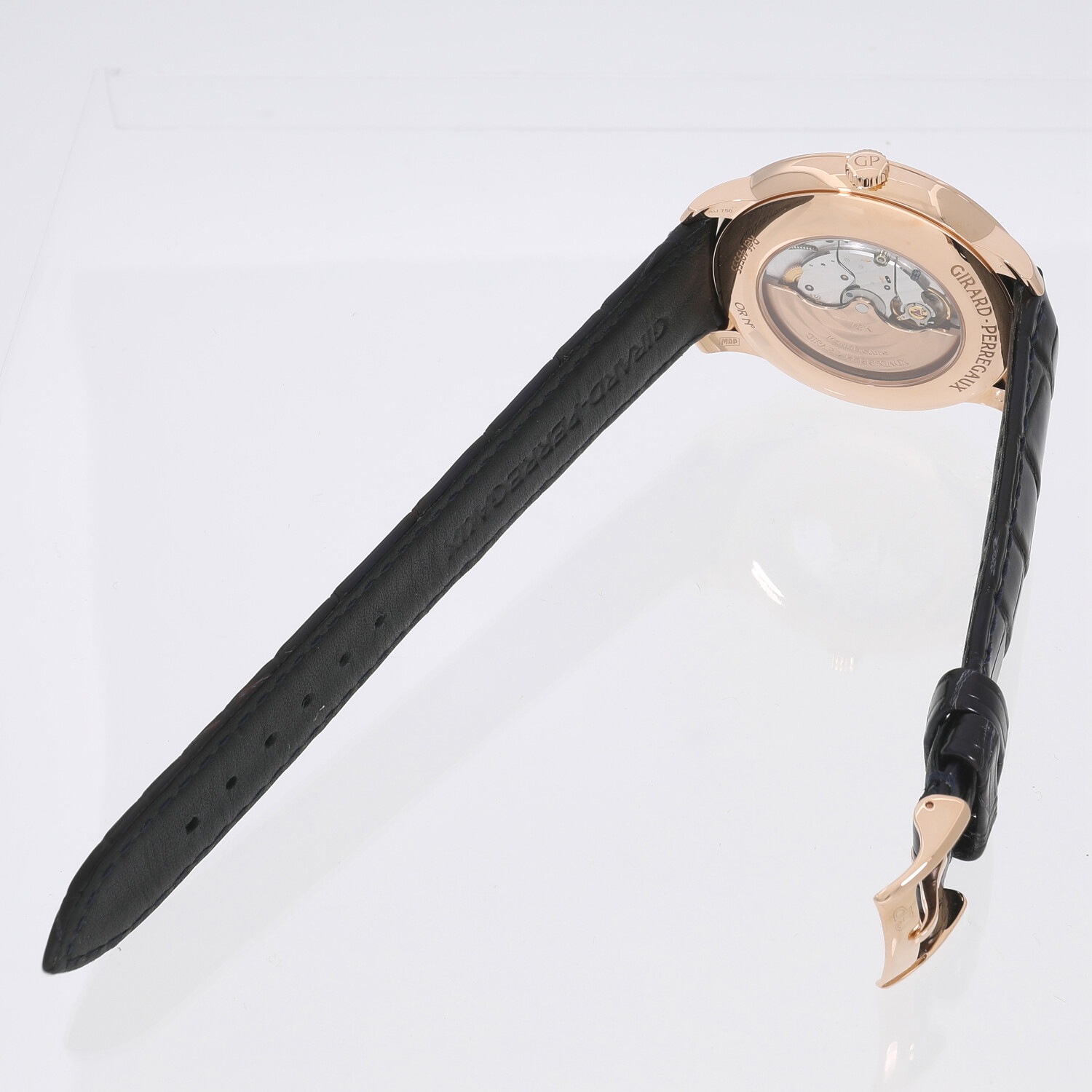 G6962 | [中古]ジラールペルゴ 1966 オリオン 49555-431-BB4A ブルーアベンチュリン メンズ | 中野のブランド時計販売・買取なられんず