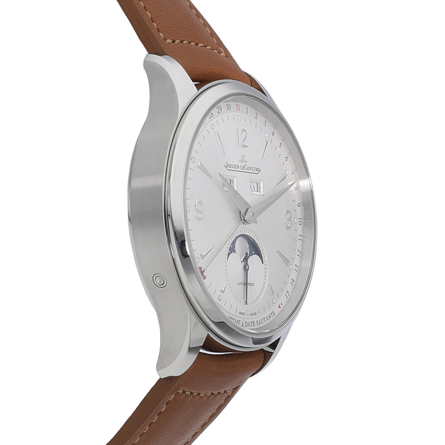 J5771 | [新品]ジャガールクルト マスター コントロール カレンダー ムーンフェイズ シルバー Q4148420 メンズ | 中野の ...