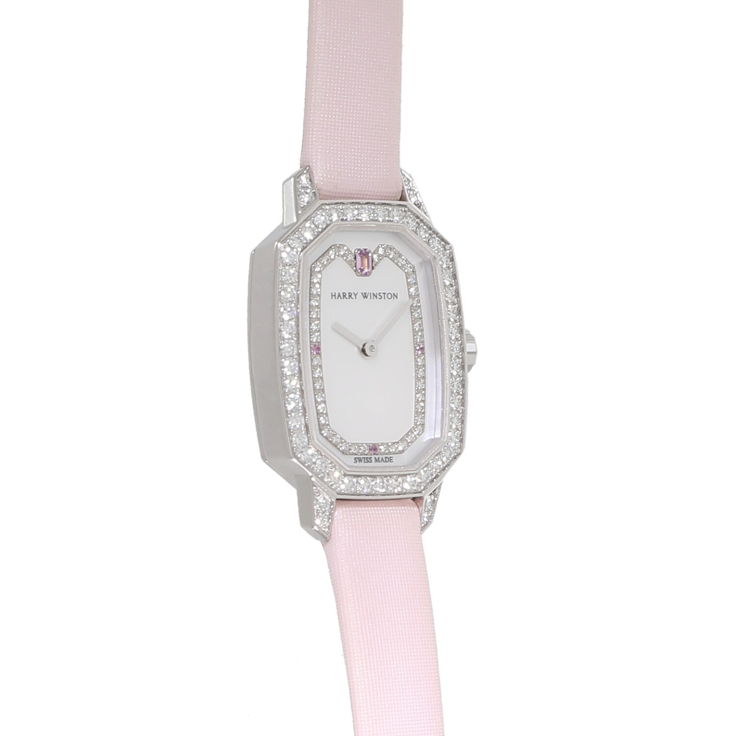 H7771 | [中古]ハリーウィンストン エメラルド EMEQHM18WW007 ホワイトシェル×ダイヤモンド レディース | 中野の ...