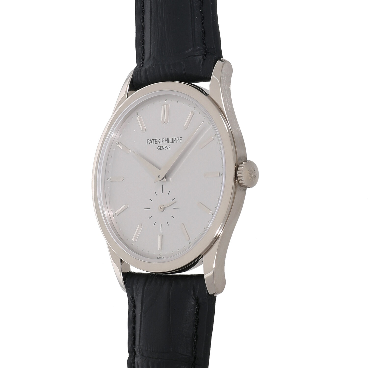 P8074 | [中古]パテックフィリップ カラトラバ 5196G-001 シルバー メンズ | 中野のブランド時計販売・買取なられんず