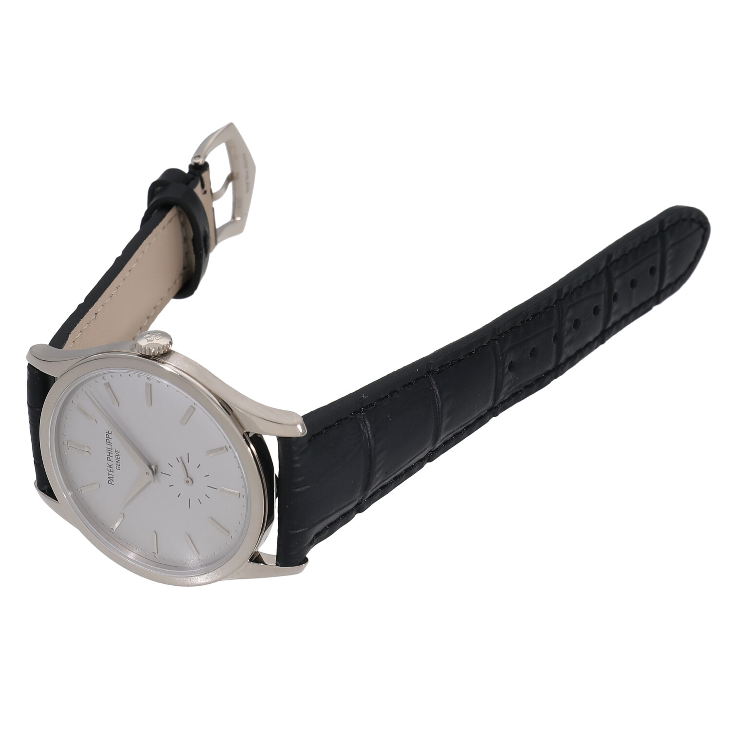 P8074 | [中古]パテックフィリップ カラトラバ 5196G-001 シルバー メンズ | 中野のブランド時計販売・買取なられんず