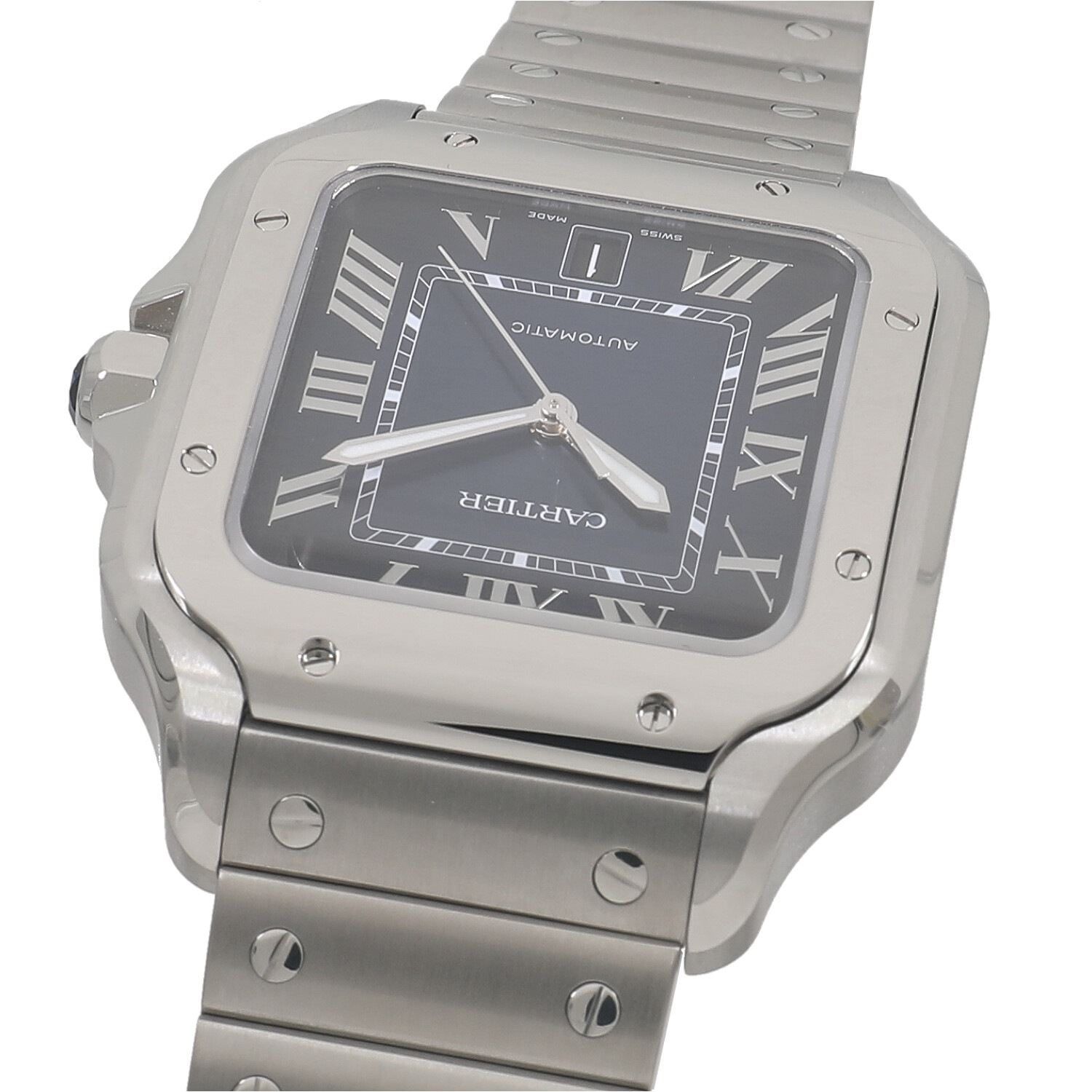 C8874 | [新品]カルティエ サントス ドゥ カルティエ LM WSSA0071 ブルー メンズ | 中野のブランド時計販売・買取なられんず