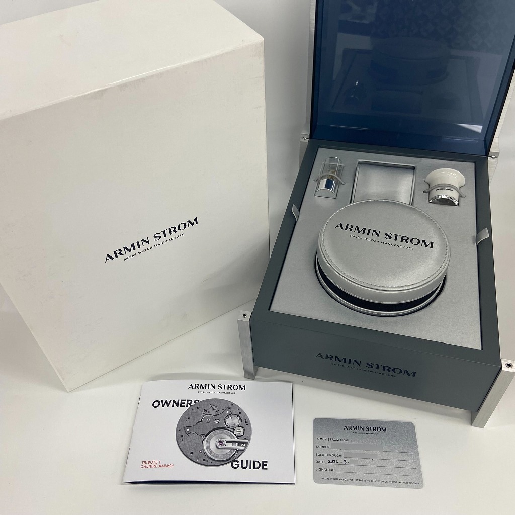 A6682 | [中古]アーミン・シュトローム トリビュート1 ブルーエディション 世界限定100本 ブルー ST21-TRI.05.S21-AR.18.AL.M.32.cl メンズ | 中野 ...