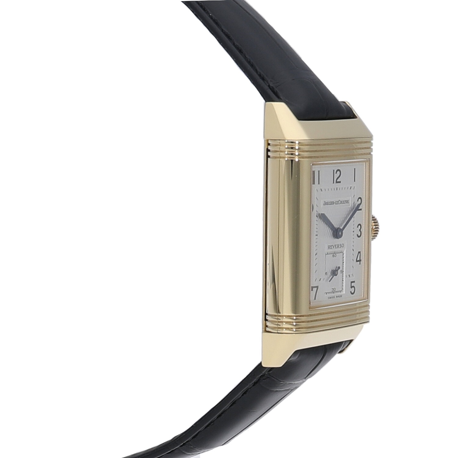 J5285 | [中古]ジャガールクルト レベルソ カラー デュオ 日本限定39本 シルバー×ブルー 270.140.546 メンズ | 中野のブランド時計販売・買取なられんず