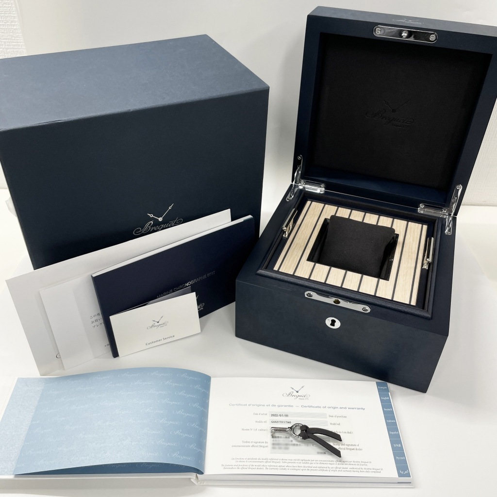 B5586 | [中古]ブレゲ マリーン クロノグラフ 5527 ブルー 5527TI/Y1/TW0 メンズ | 中野のブランド時計販売・買取 ...