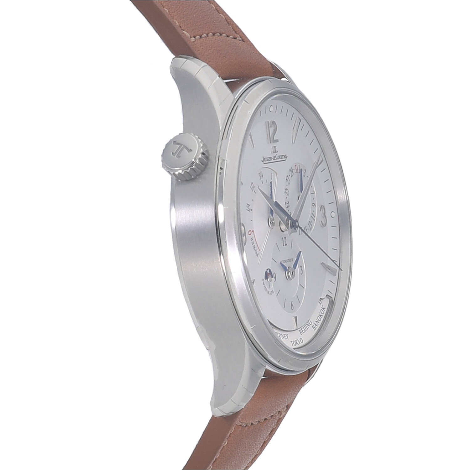 J4488 | [新品]ジャガールクルト マスター コントロール ジオグラフィーク シルバー Q4128420 メンズ | 中野のブランド時計 ...