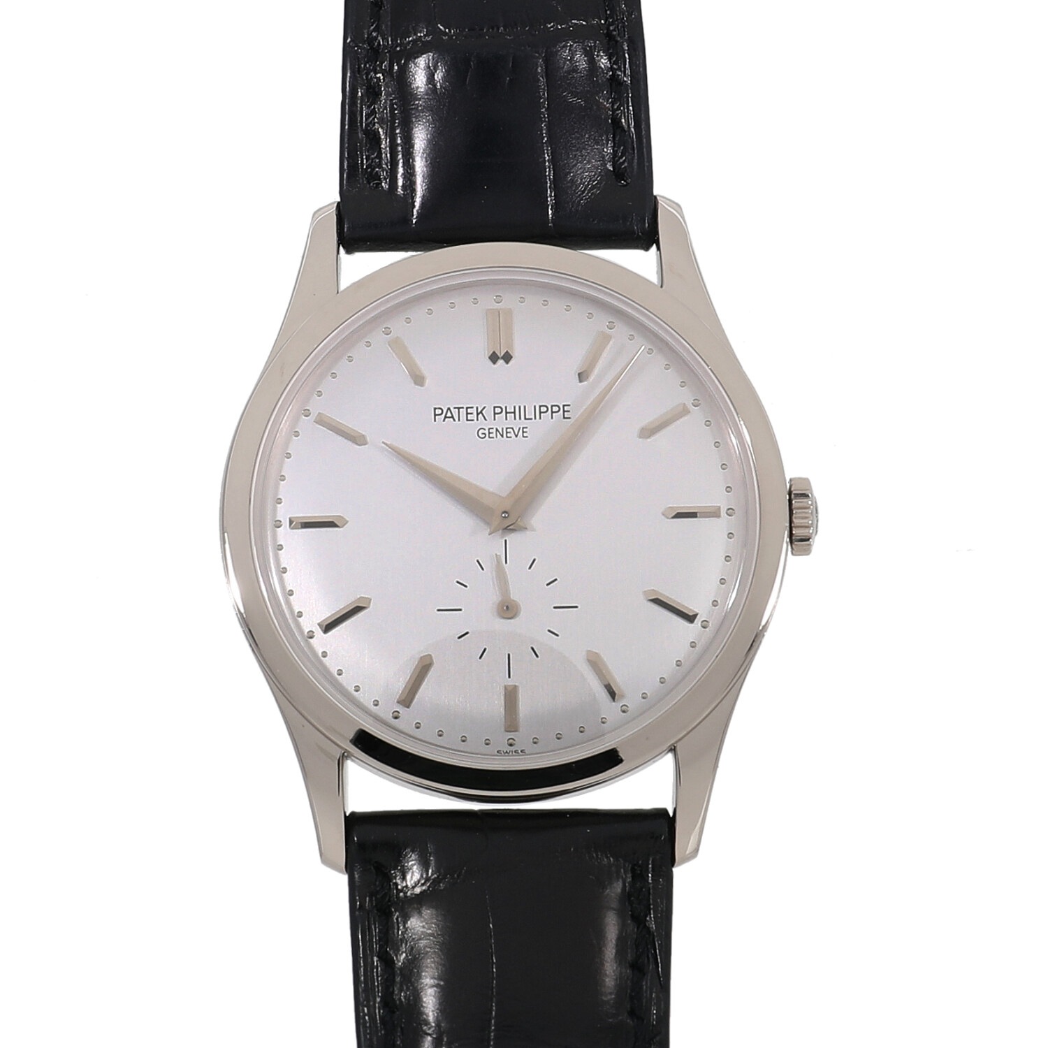 P8288 | [中古]パテックフィリップ カラトラバ 5196G-001 シルバー メンズ | 中野のブランド時計販売・買取なられんず