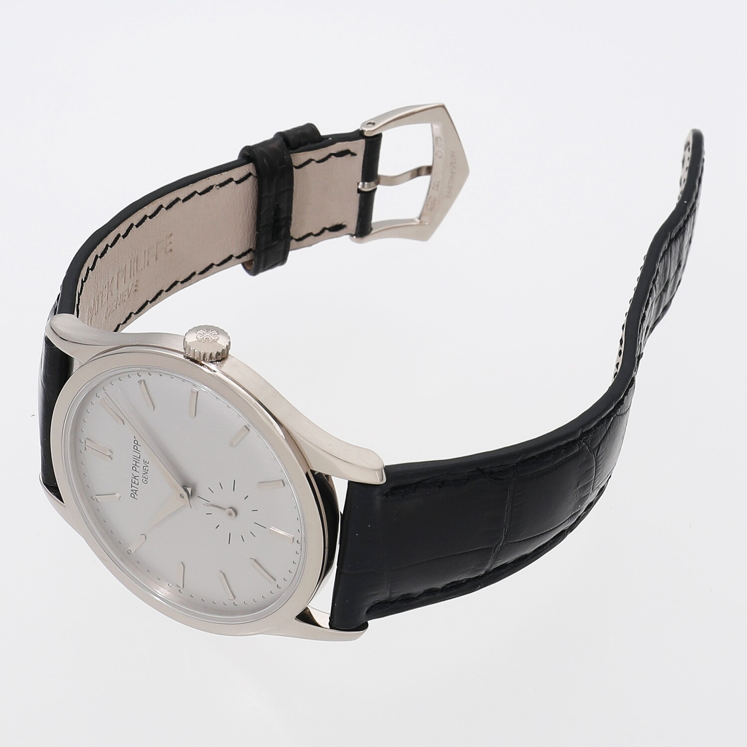 P8288 | [中古]パテックフィリップ カラトラバ 5196G-001 シルバー メンズ | 中野のブランド時計販売・買取なられんず