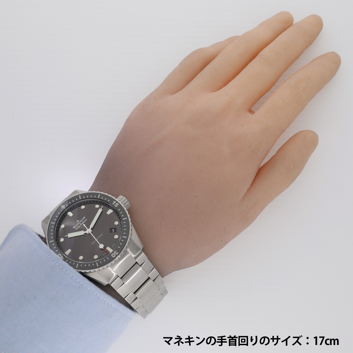 B6391 | [中古]ブランパン フィフティ ファゾムズ バチスカーフ グレー 5000-1110-71S メンズ【PD】 | 中野の ...
