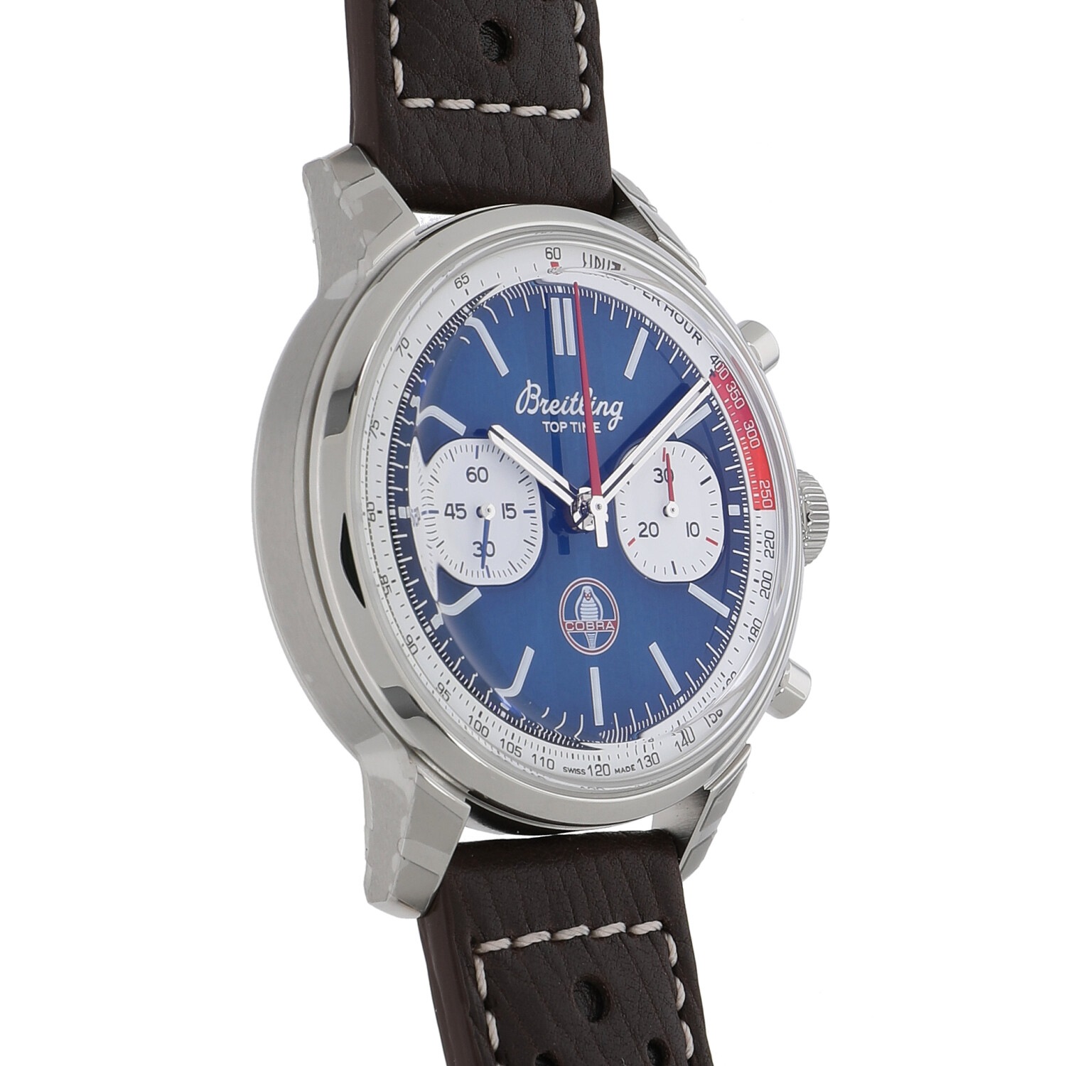 B6695 | [新品]ブライトリング トップタイム B01 シェルビー コブラ AB01763A1C1X1 ブルー×ホワイト メンズ ...