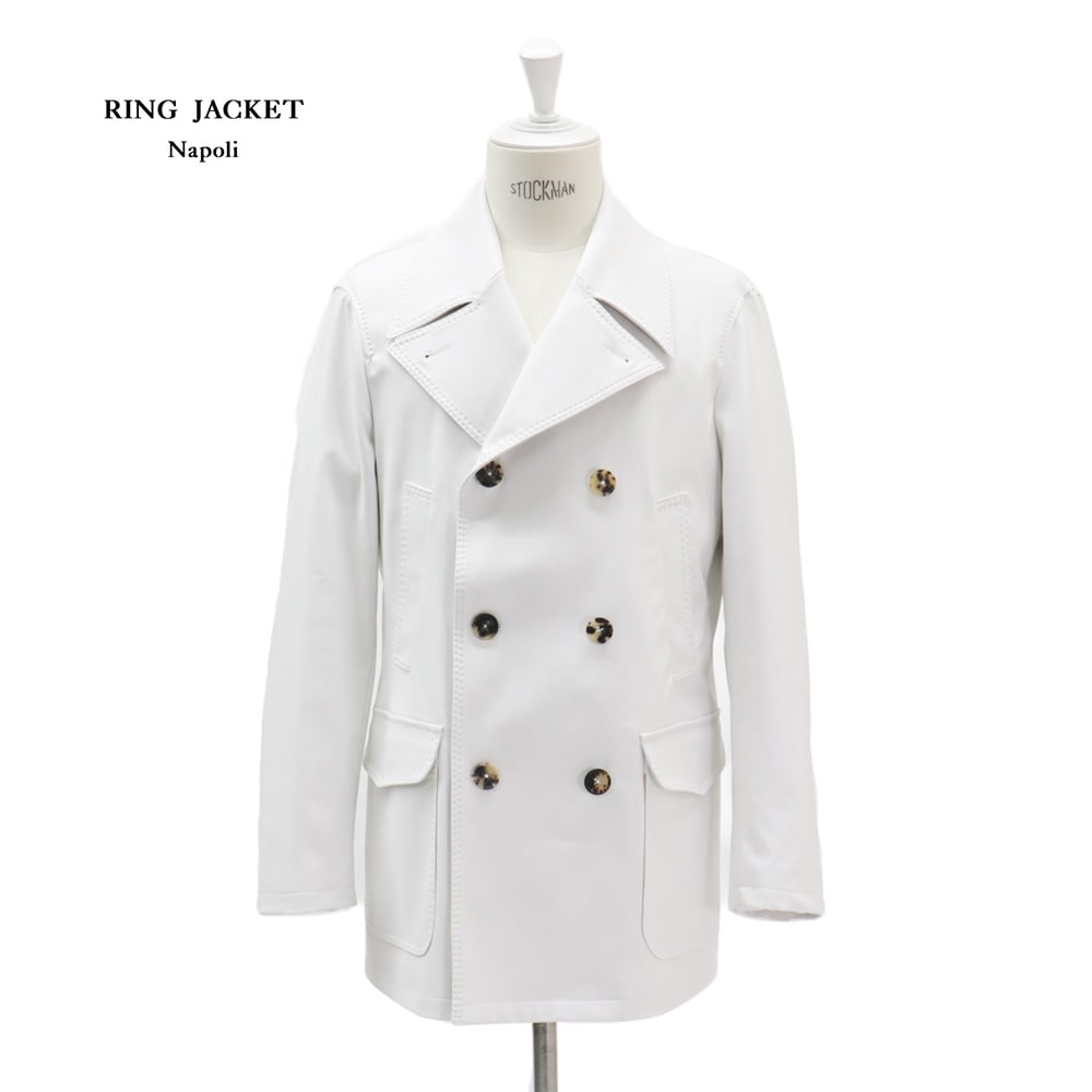 P-COAT 【ホワイト/無地】 | コート / Coat | RING JACKET OUTLET