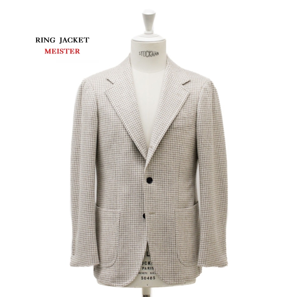 イタリアンバルーン カシ100 ジャケット ベージュ Model No-286 | ジャケット / Jacket | RING JACKET OUTLET
