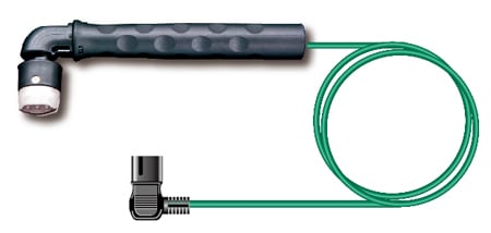 表面・液体・内部温度の測定・管理に、DP-350用表面測定温度センサ 首振りヘッド式 （Max.300℃) L型 ST-230L-K 「計測と ...