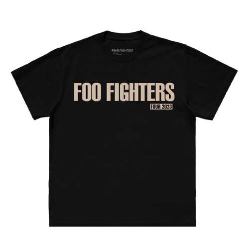 FOO FIGHTERS / "FF LOGO TOUR" BLACK T/S | ROCK ONE