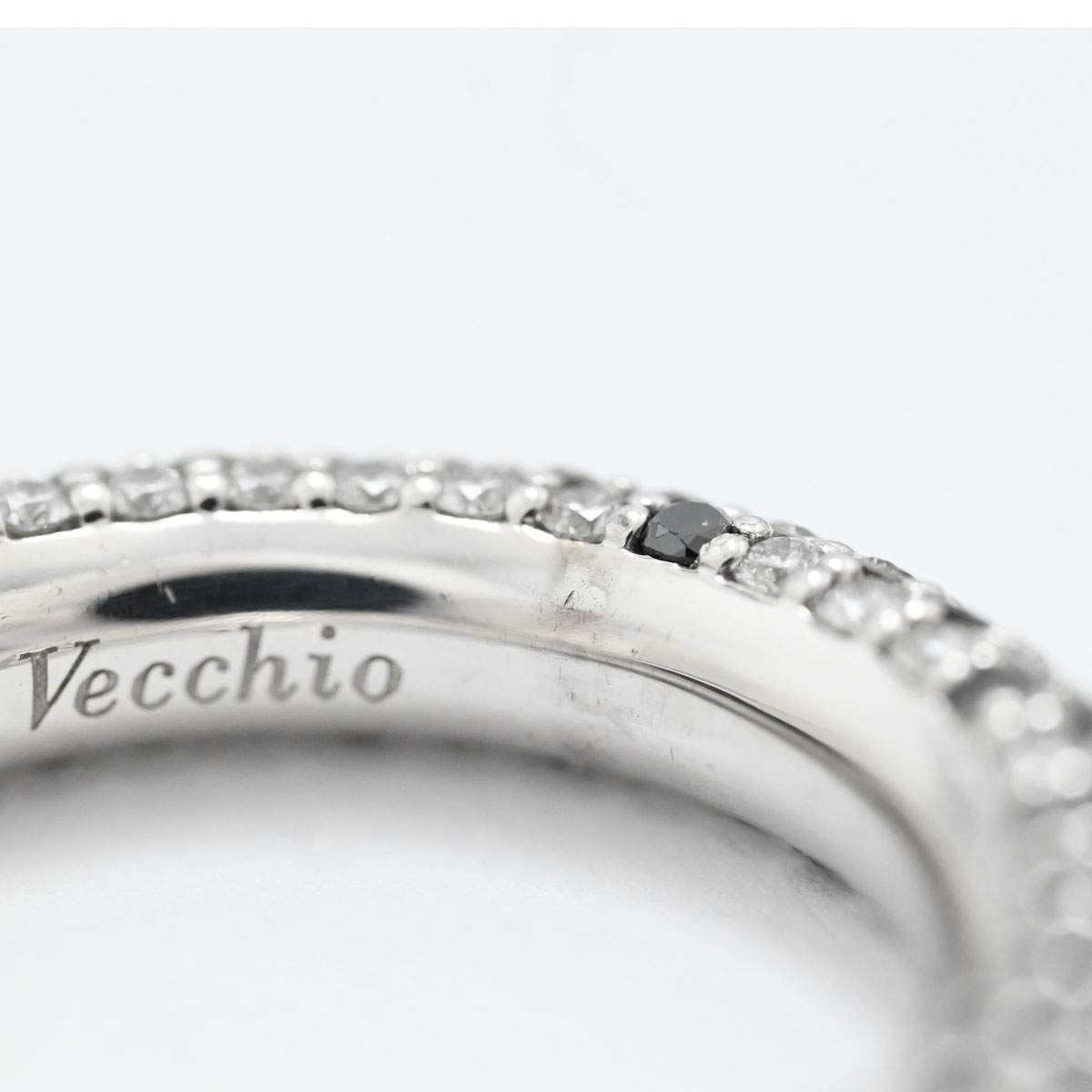 ポンテヴェキオ PONTE VECCHIO K18WG エテルノ ラテ エテルノファミリー ダイヤ1.42ct ブラックダイヤ1.68ct リング 11号 3397 | ブランドジュエリー ...