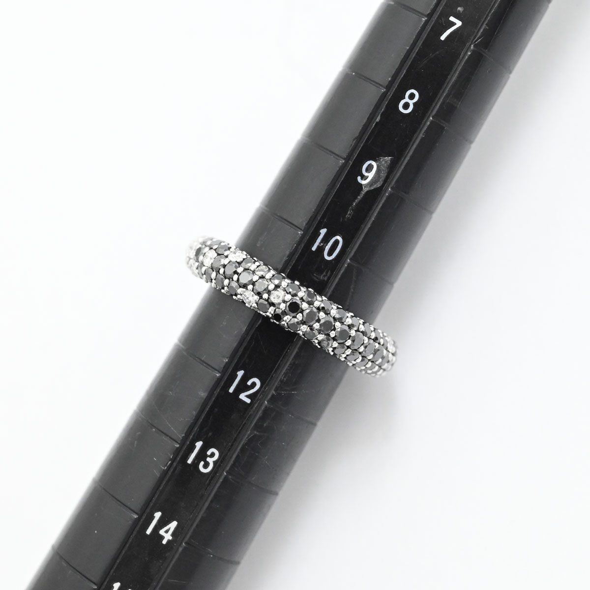 ポンテヴェキオ PONTE VECCHIO K18WG エテルノ ラテ エテルノファミリー ダイヤ1.42ct ブラックダイヤ1.68ct リング 11号 3397 | ブランドジュエリー ...