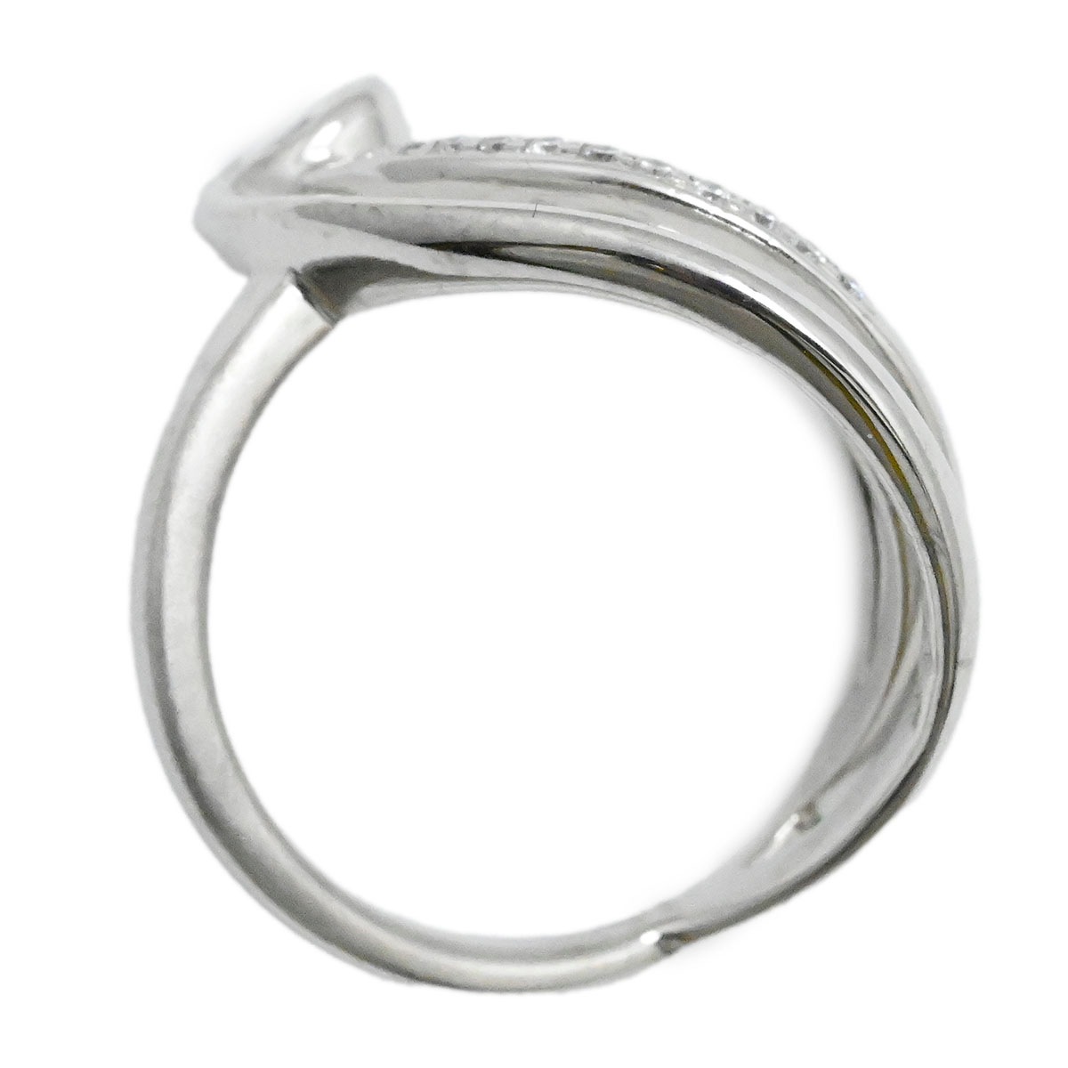 カラッチ KARATI K18WG ホワイトゴールド ピンキーリング ダイヤ0.14ct 0.05ct リング 4号 レディース 3742 | ブランドジュエリー | 大阪十三・質屋 ロドヤ ...