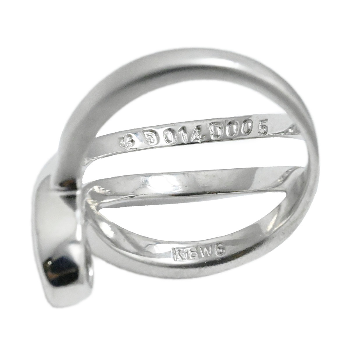 カラッチ KARATI K18WG ホワイトゴールド ピンキーリング ダイヤ0.14ct 0.05ct リング 4号 レディース 3742 | ブランドジュエリー | 大阪十三・質屋 ロドヤ ...