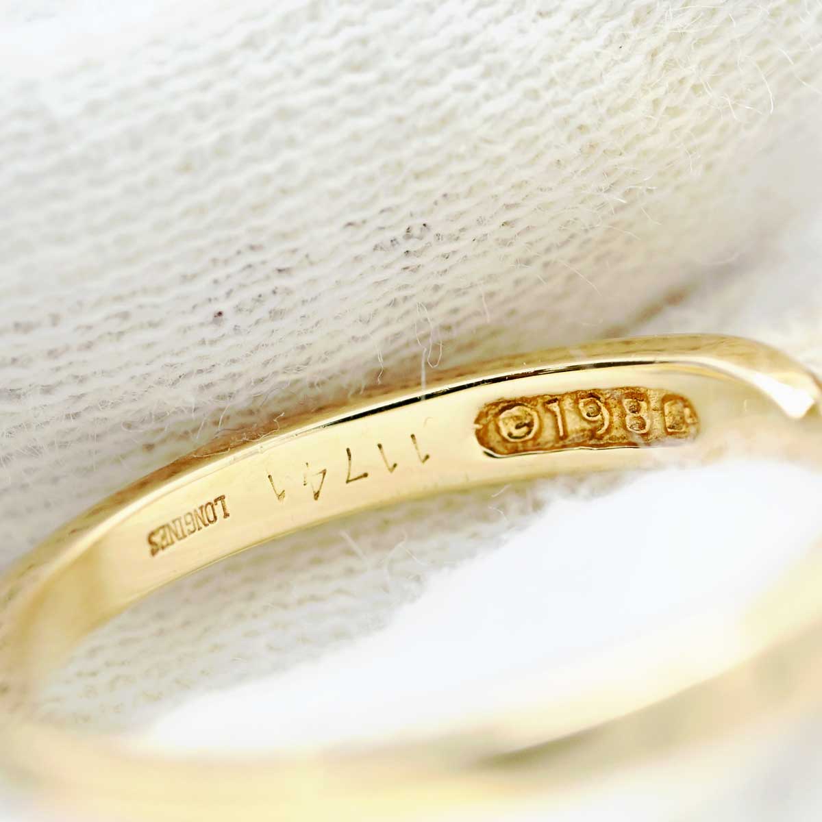 ロンジン LONGINES K14YG イエローゴールド エメラルド ダイヤ スウィング リング 12号 3382 | ブランドジュエリー | 大阪十三・質屋 ロドヤマカ ブランド品の販売・買取