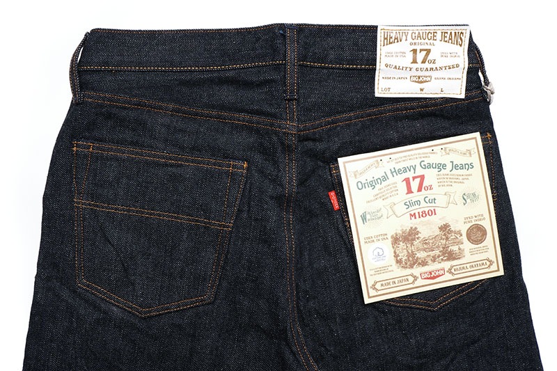 ボトムス,ジーンズ・パンツ | ろーぐす オンラインショップ |BIG JOHN ビッグジョン パンツ 17oz Heavy Gauge Jeans / Slim M1801