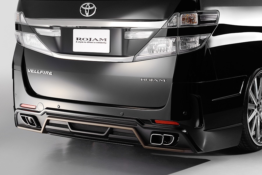 ROJAM IRT GENIK ヴェルファイア 20系 前・後期 Z・ZR・Z-G・X・V リアバンパースポイラーVer.2、ディフューザーVer.2セット | エアロパーツ,ROJAM ...