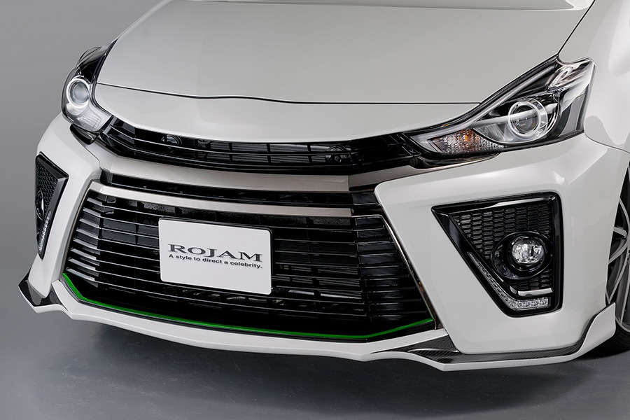 ROJAM VERDE プリウス アルファ 40系 G's FLS（フロントリップスポイラー） | エアロパーツ,ROJAM VERDE,プリウス アルファ 40系 G's | ROJAM ストア