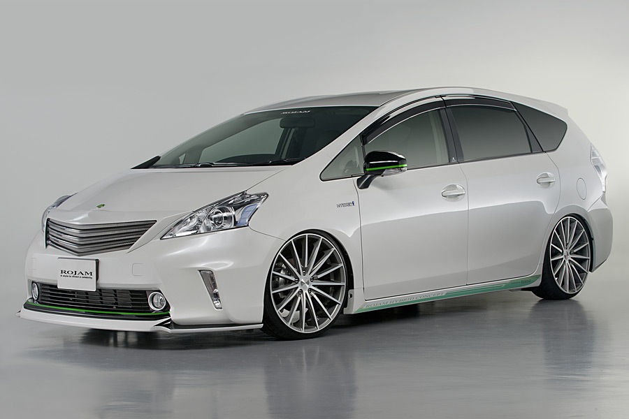 ROJAM VERDE プリウス アルファ 40系 FLS（フロントリップスポイラー） | エアロパーツ,ROJAM VERDE,プリウス アルファ 40系 | ROJAM ストア