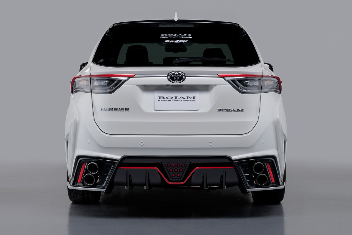 ROJAM IRT GENIK ハリアー 60系 リアバンパースポイラー LEDVer. | エアロパーツ,ROJAM IRT GENIK,ハリアー 60系 前期,エアロパーツ Ver.2 ...