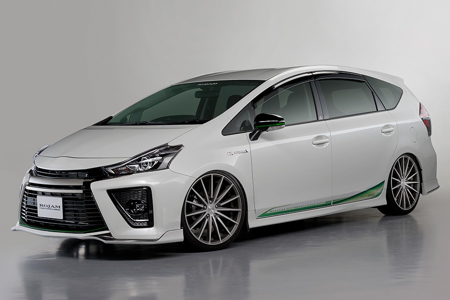 ROJAM VERDE プリウス アルファ 40系 G's FLS（フロントリップスポイラー） | エアロパーツ,ROJAM VERDE,プリウス アルファ 40系 G's | ROJAM ストア