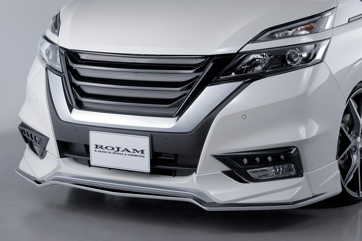 ROJAM IRT セレナ C27 前期 フロントリップ・サイド・リアリップ セット LEDレス Ver | エアロパーツ,ROJAM IRT,セレナ C27 前期 | ROJAM ストア