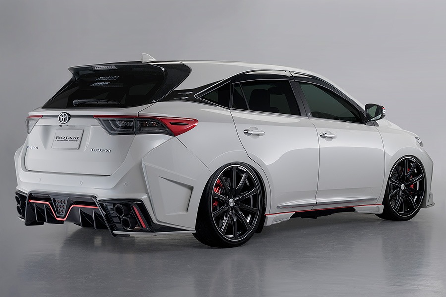 ROJAM IRT GENIK ハリアー 60系 リアバンパースポイラー LEDVer. | エアロパーツ,ROJAM IRT GENIK,ハリアー 60系 前期,エアロパーツ Ver.2 ...