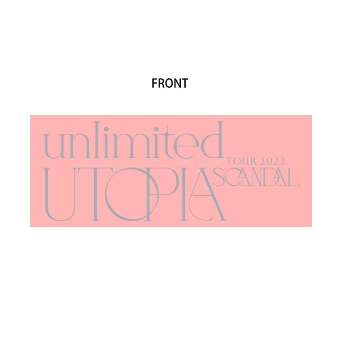 unlimited UTOPIA ジャガードタオル PINK | SCANDAL,SCANDAL TOUR 2023「unlimited UTOPIA」 | ROOFTOP ONLINE STORE