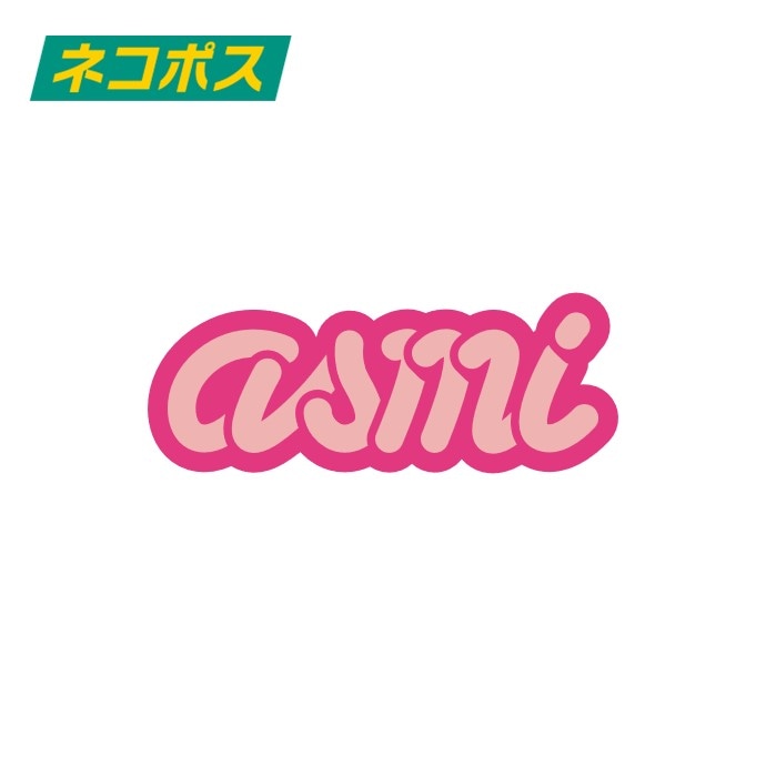 なまえステッカー PINK | asmi | ROOFTOP ONLINE STORE