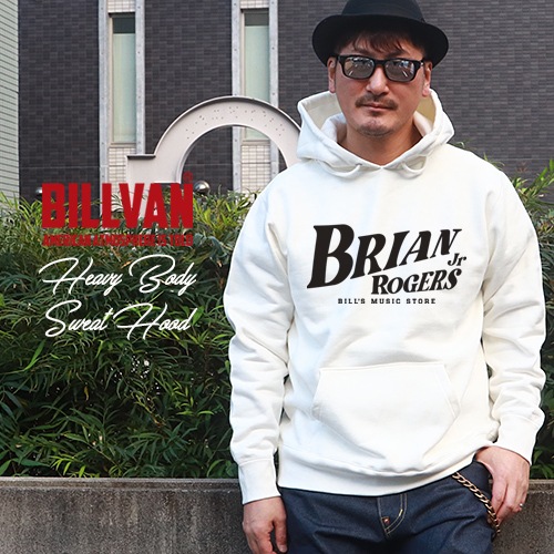 BILLVAN ヘビースウェット BRIAN ROGERS プルパーカー 裏起毛 ビルバン | TOPS | ブギースタイル