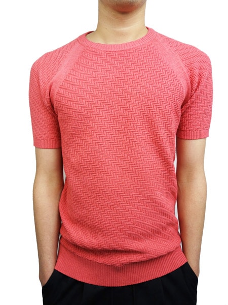 AKM SPRAY DYED COTTON S/S RAGLAN T PINK | AKM | rumbleFISH / ランブルフィッシュ