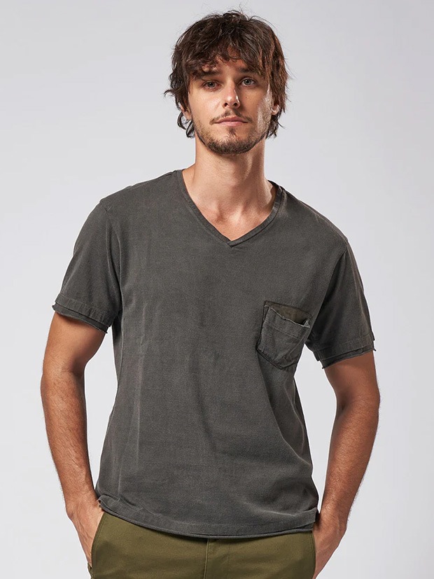 wjk leather pocket-T / black | ALL ITEM | rumbleFISH / ランブルフィッシュ