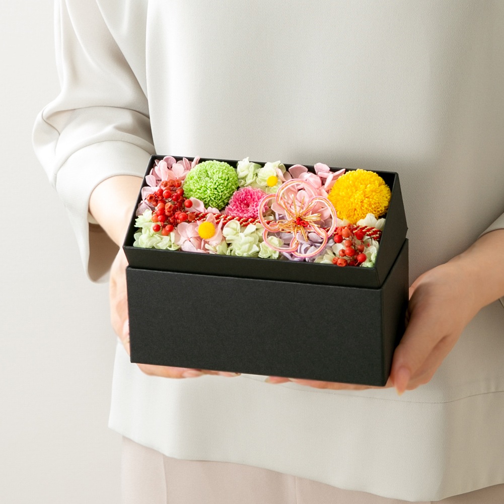 プリザーブドフラワー 『花便り』 | 和アレンジ | プリザーブドフラワー ギフト Ruplan