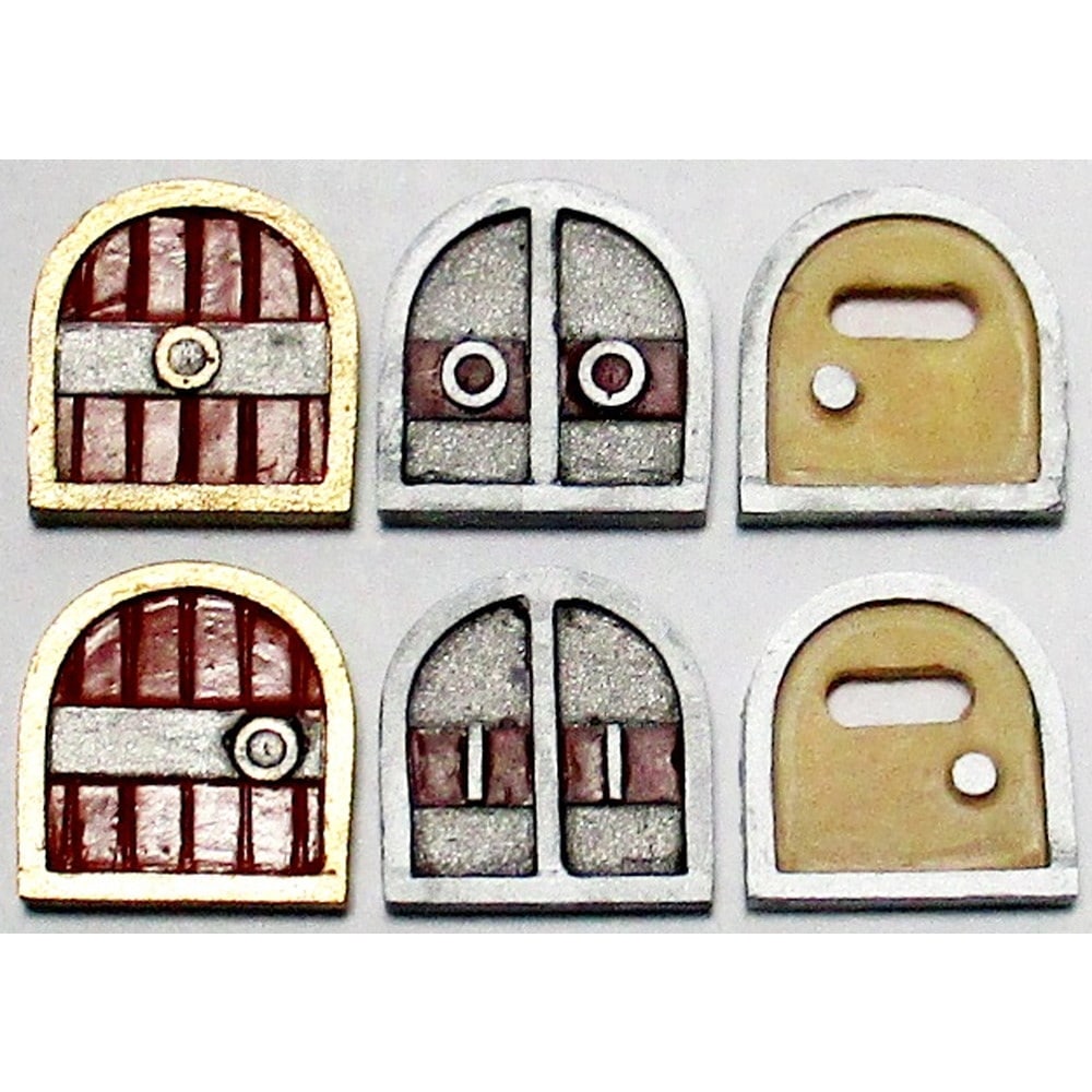 フリースケール 思い出の情景しりーず RPG風「扉」3種6個セット ：YSK 未塗装キット ノンスケール 品番445 | ジオラマアクセサリー,屋外,ノンスケール・その他 | ショップさかつう.com