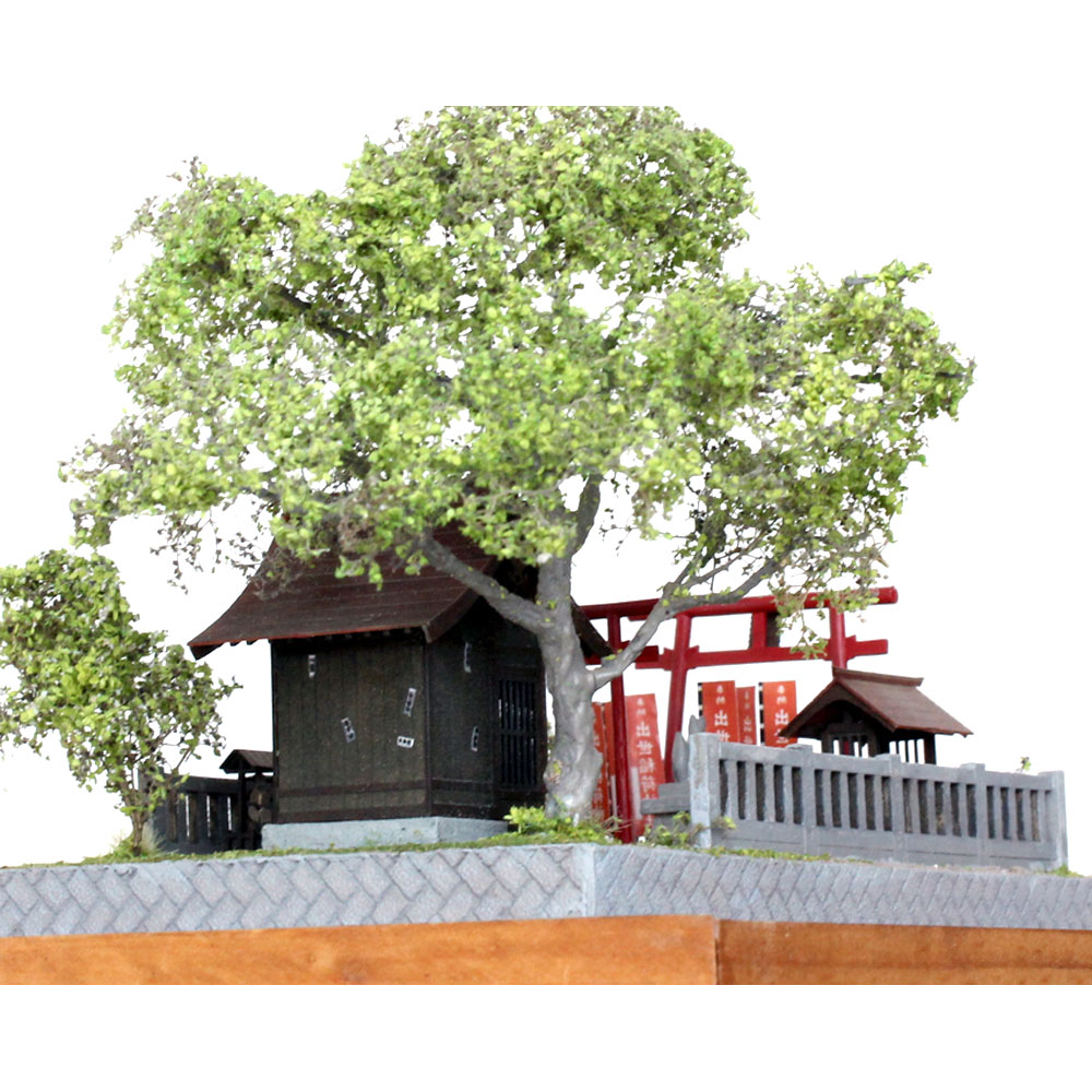 375-06 稲荷神社 ：モデリング375 塗装済完成品 1/80 | 完成ジオラマ,作家作品,モデリング375 | ショップさかつう.com