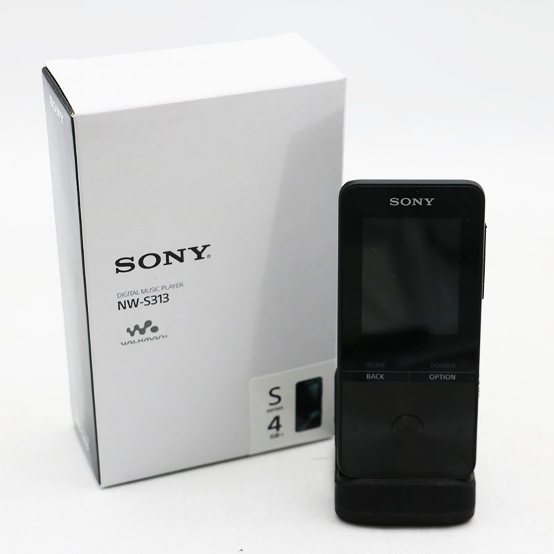 極美品 SONY ソニー ウォークマン DIGITAL MUSIC PLAYER NW-S313 Sシリーズ 4GB ブラック 元箱あり ...