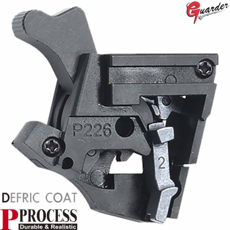 P226-77 リアシャーシセット Steel Rear Chassis Set for MARUI P226 E2 ガーダー ...