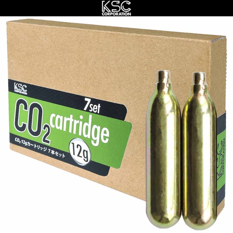 KSC CO2 12gカートリッジ 7本セット B042 KSC | KSC | サンケンEC 玩具銃とミリタリー関係グッズの総合卸商
