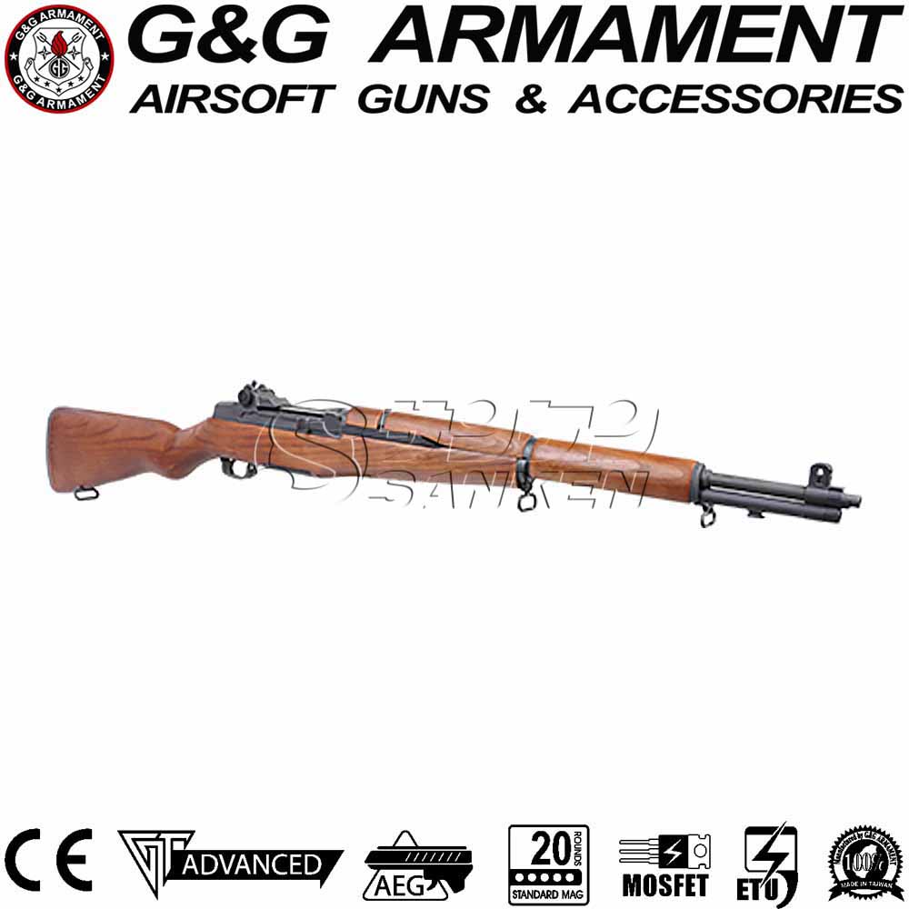 電動ガン TGM-M1G-ETU-WNB-NCS M1 Garand ETU G&G | G&G | サンケンEC 玩具銃とミリタリー関係グッズの総合卸商