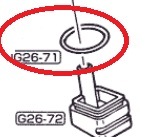 東京マルイ純正 マガジンベースパッキン Glockシリーズ用 G26-71 | 東京マルイ製ハンドガン用カスタムパーツ,GLOCK系パーツ ...