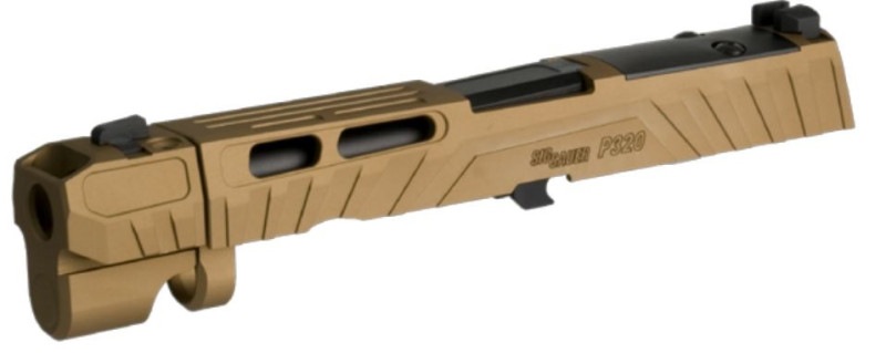 NOVA カスタムスライド P320 SPECTRE COMPタイプ TANカラー SIG (VFC)P320 M18 対応 VFC-S07 ...