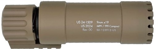 AngryGun B&T RBS QD サイレンサ Compact FDEカラー KWA MP9 System7 GBB用 MP9CD-FDE ...